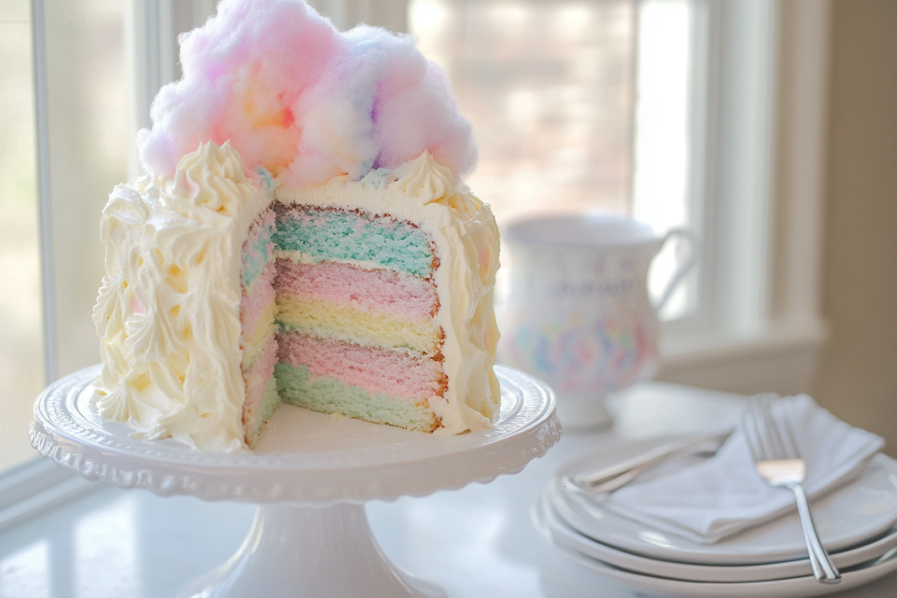 Cotton Candy Cake Recipe: Make Your Celebration Magical