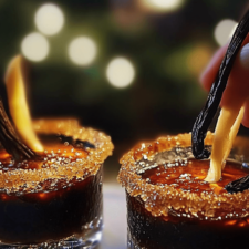 Toasted Vanilla Bean & Bourbon Brûlée: A Rich Dessert Cocktail Recipe