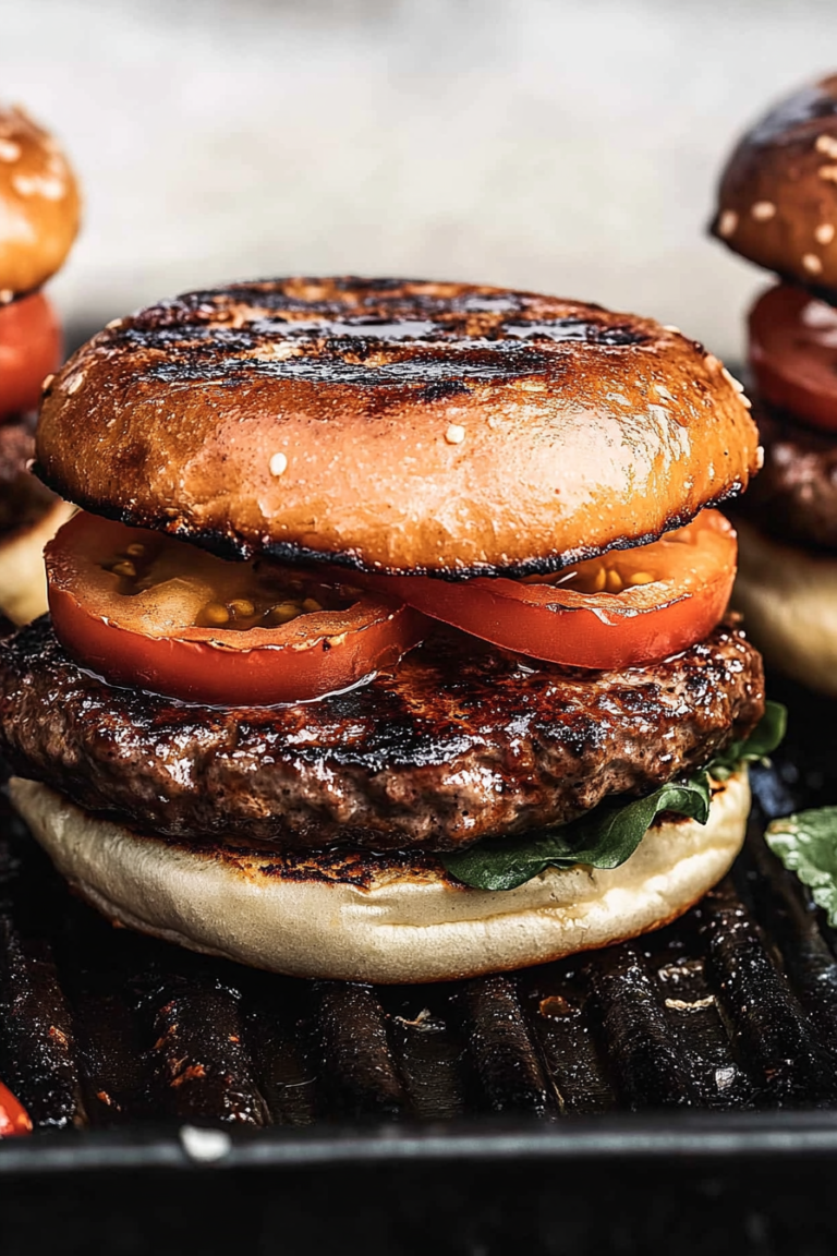 Grilled BBQ Burger: Perfectly Juicy Every Time