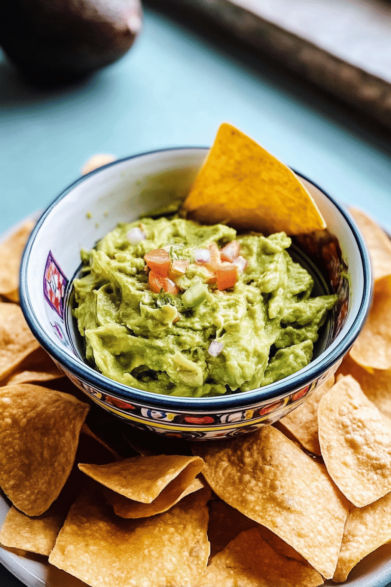 Chips and Guac with Steak and Shrimp for Bold Flavor
